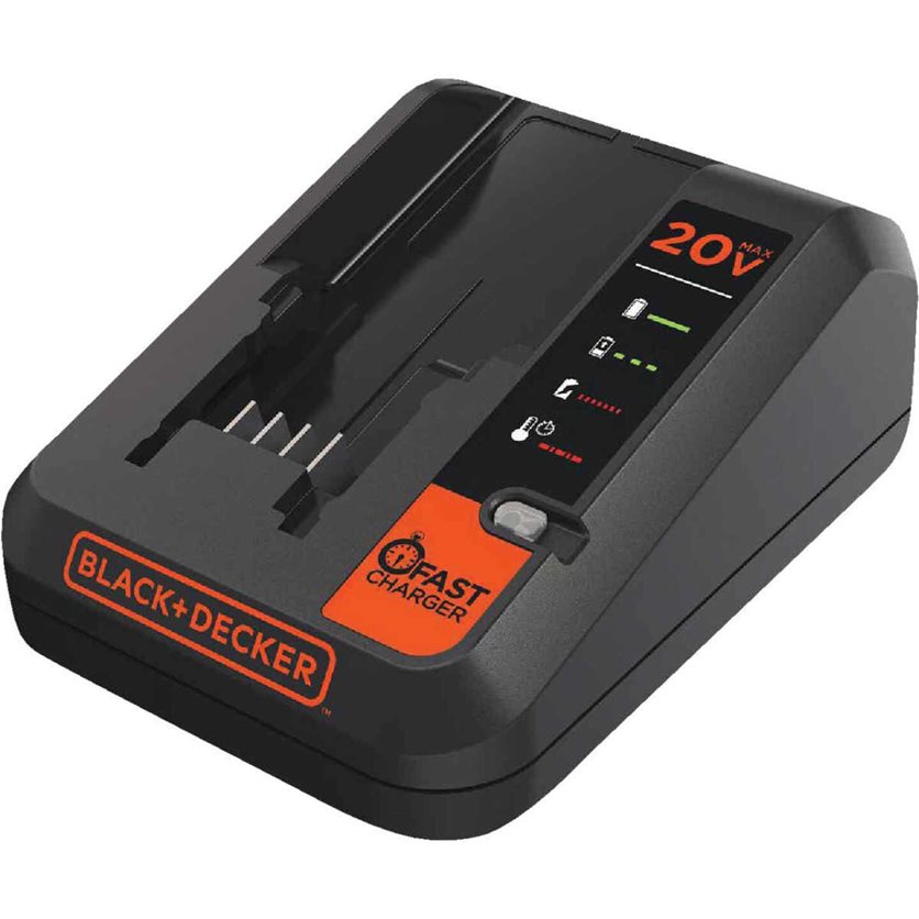 Black Decker 12 Volt to 20 Volt MAX Lithium Ion Fast Battery Charger Building Depot